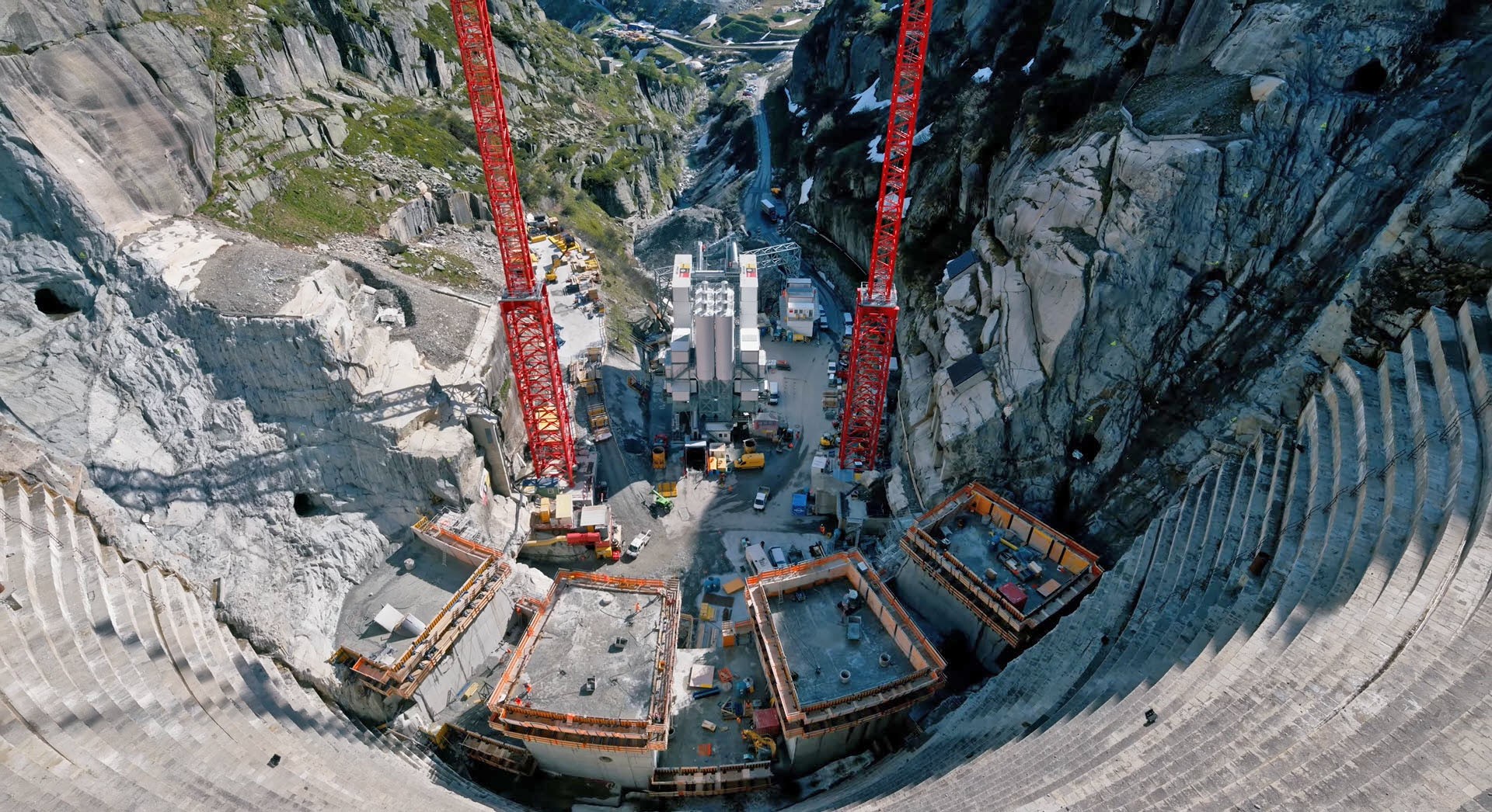 Ersatz der Staumauer Spitallamm: Blick zurück auf die Bausaison 2022 ...