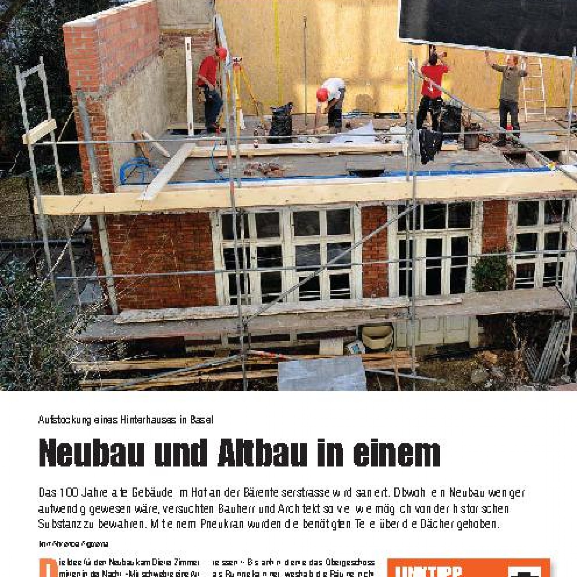 Neubau und Altbau in einem | Baublatt
