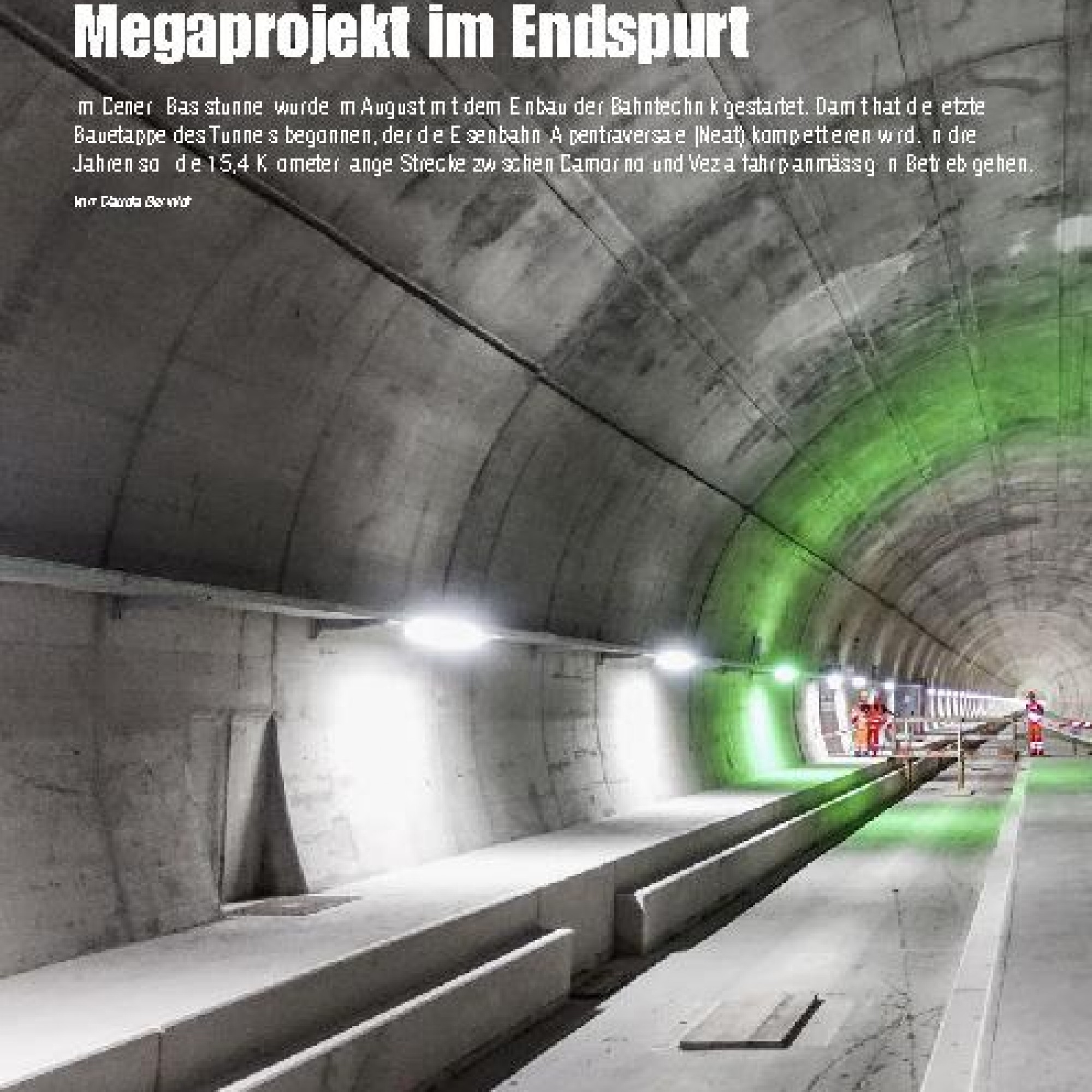 Tunnelbau: Megaprojekt im Endspurt | Baublatt Tunnelbau: Megaprojekt im Endspurt | Baublatt