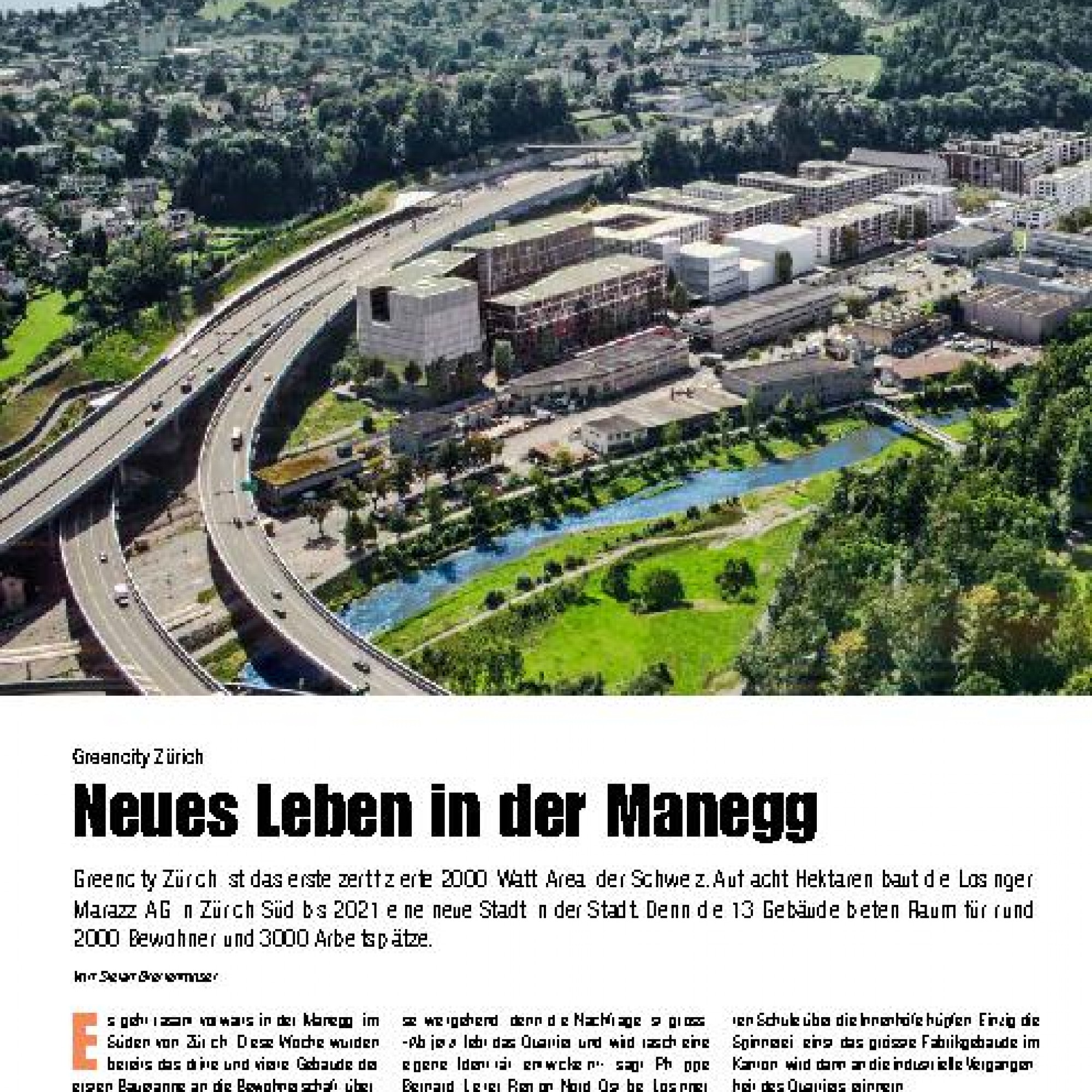 Greencity Zürich: Neues Leben in der Manegg | Baublatt