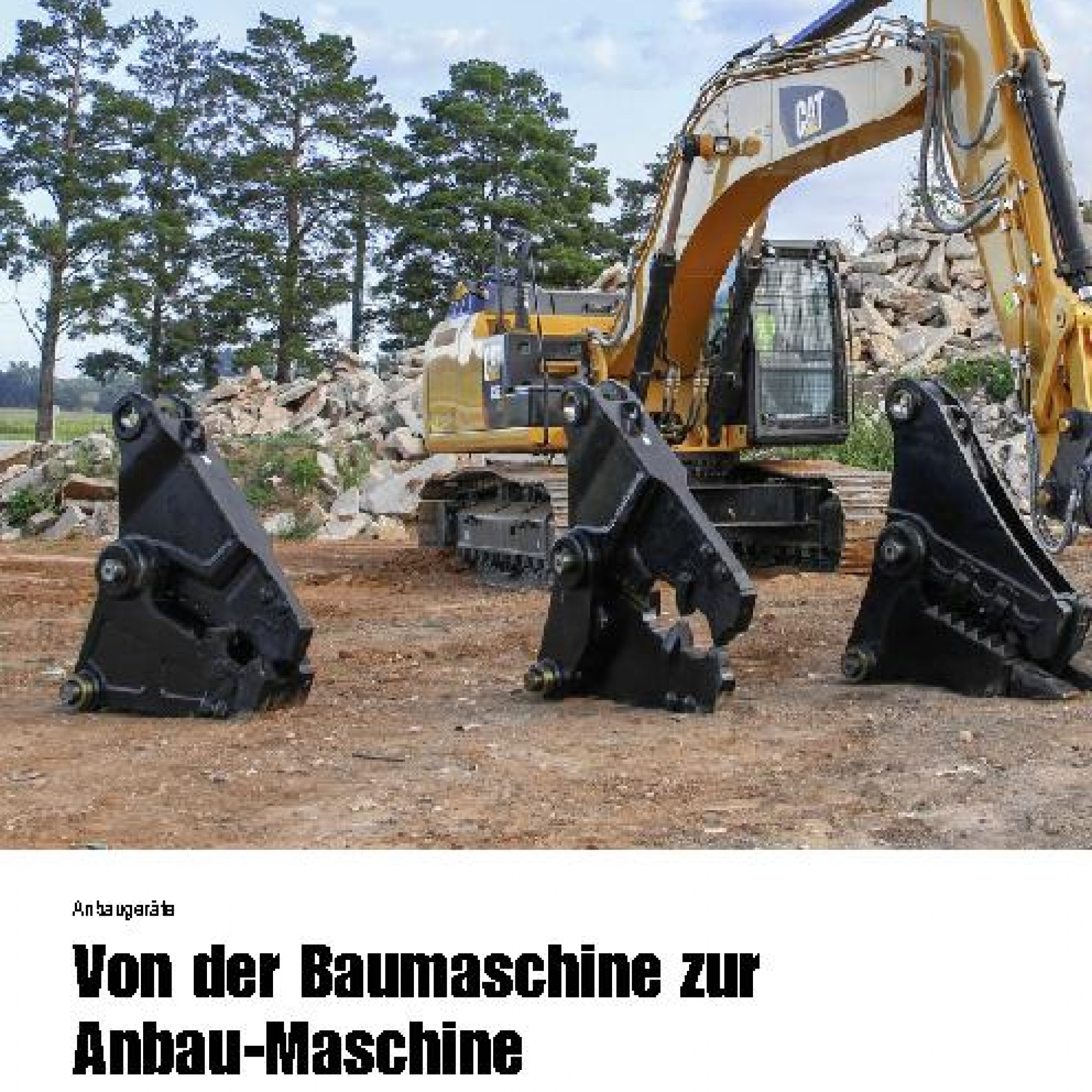 Anbaugeräte: Von der Baumaschine zur Anbau-Maschine | Baublatt