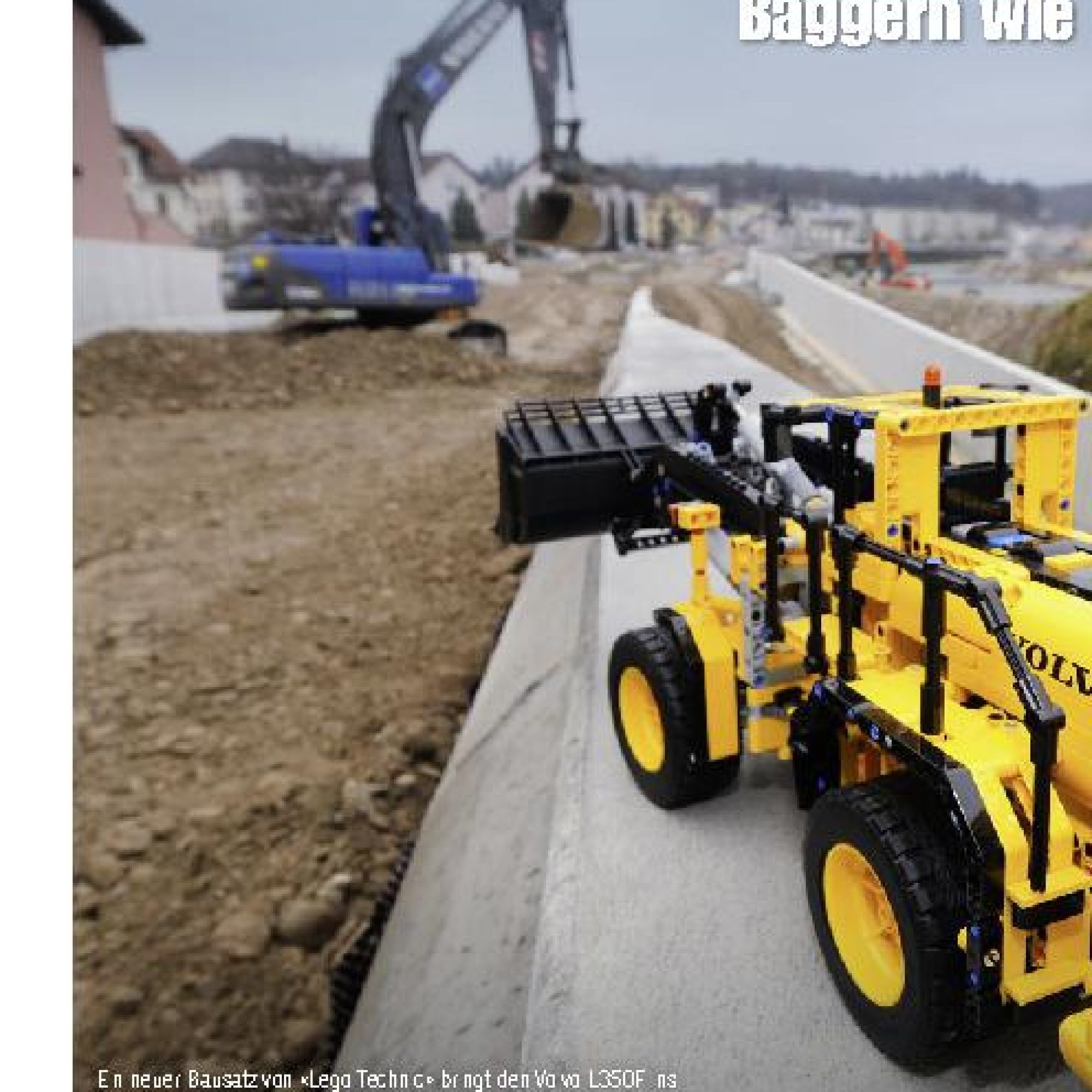 Neuer Lego-Bausatz: Baggern wie die Grossen | Baublatt