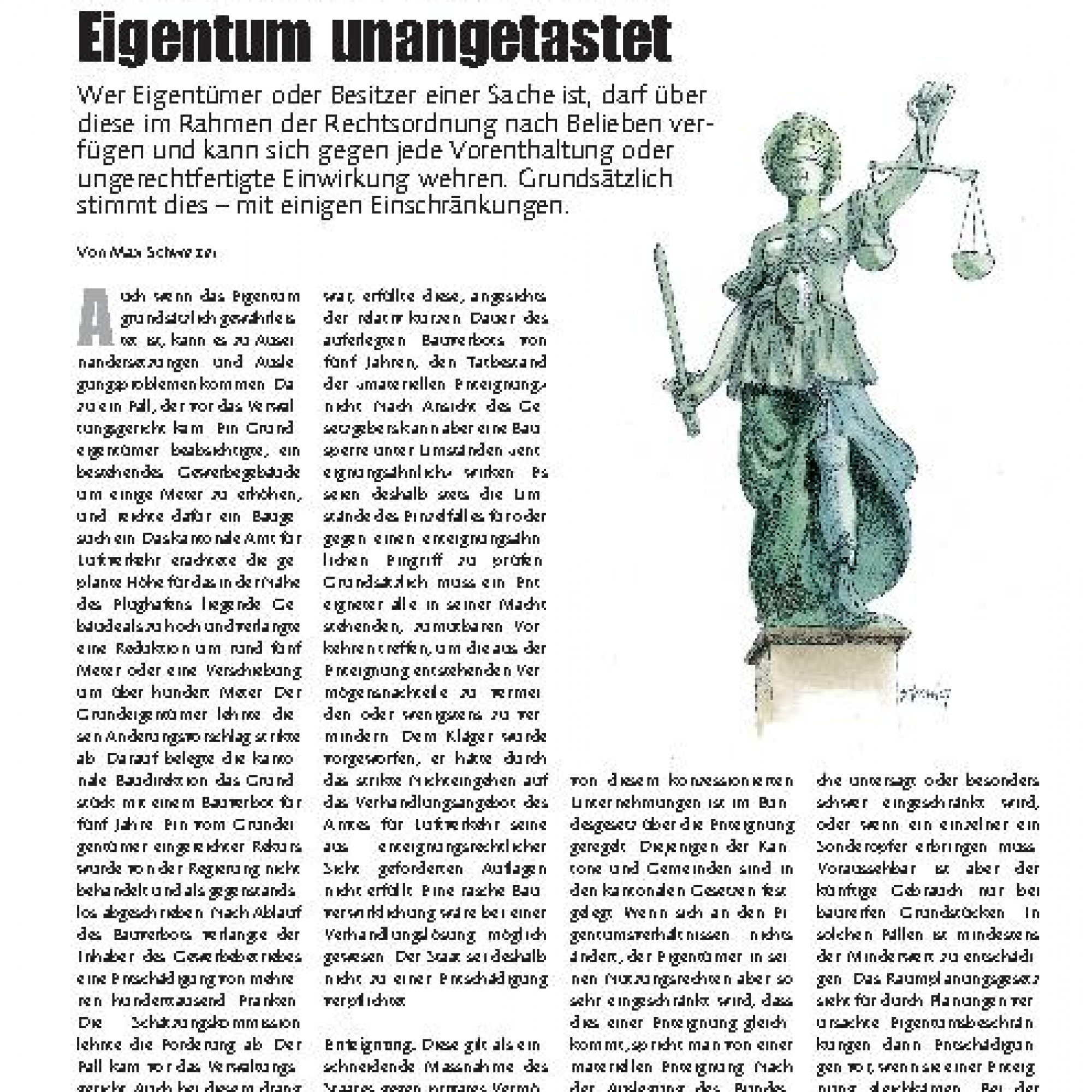 Eigentumsrecht: Nicht immer bleibt das Eigentum unangetastet | Baublatt