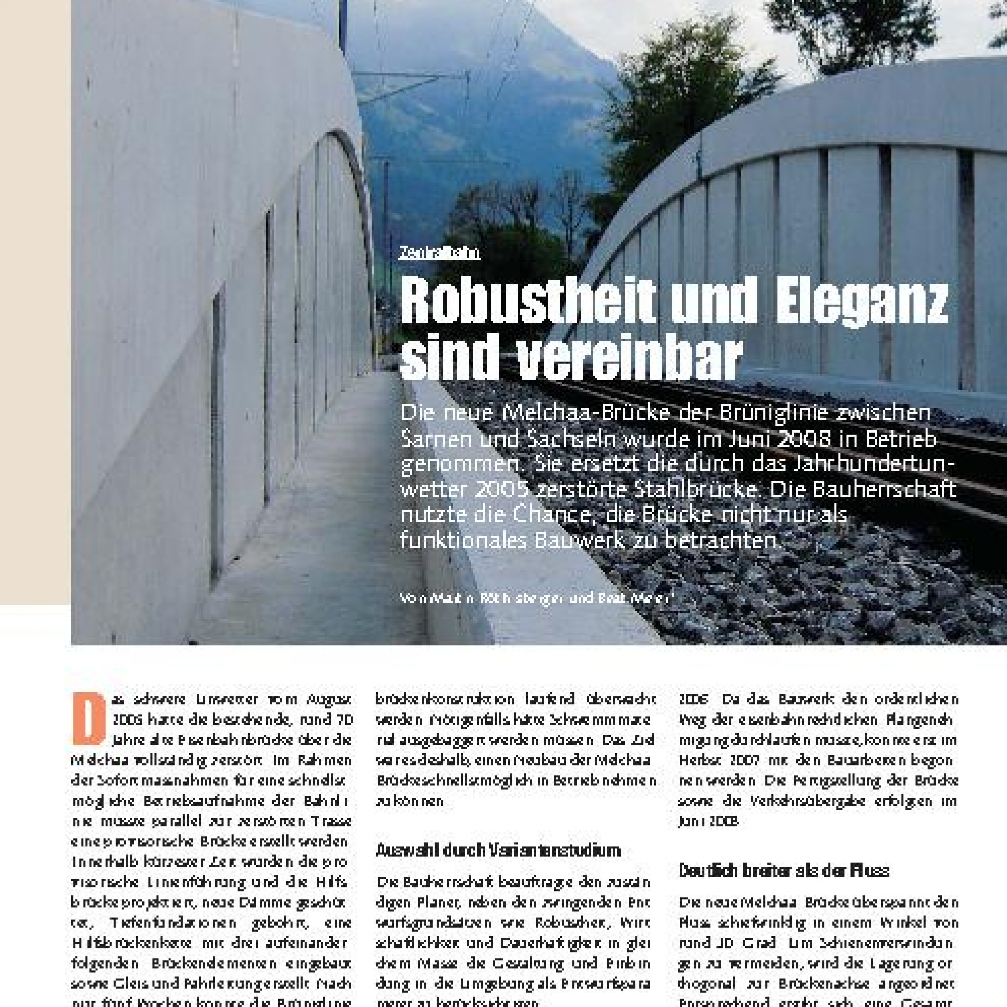 Robustheit und Eleganz sind vereinbar | Baublatt