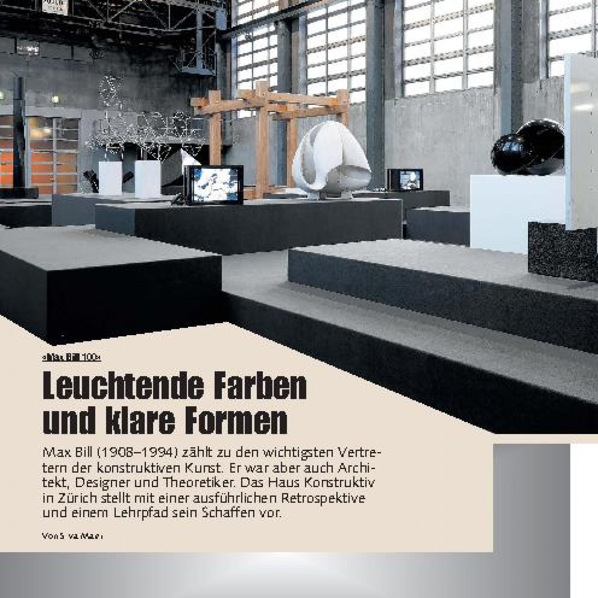 «Max Bill 100»: Leuchtende Farben und klare Formen | Baublatt