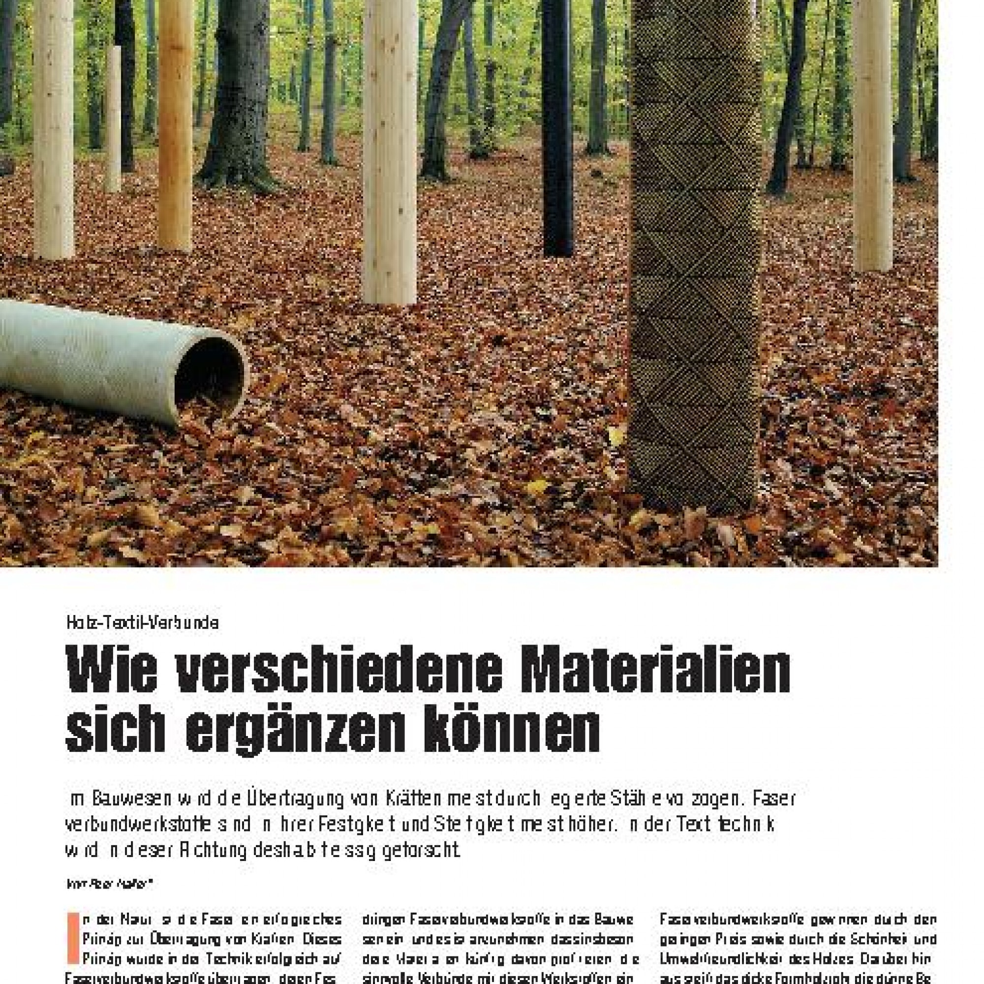 Wie verschiedene Materialien sich ergänzen können | Baublatt