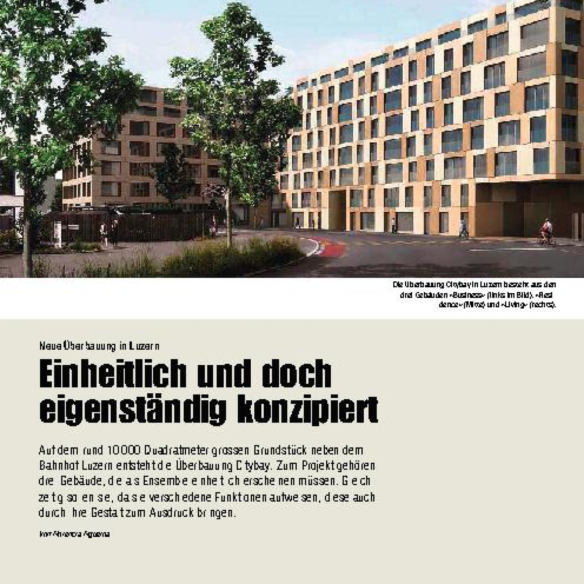 Einheitlich und doch eigenständig konzipiert | Baublatt