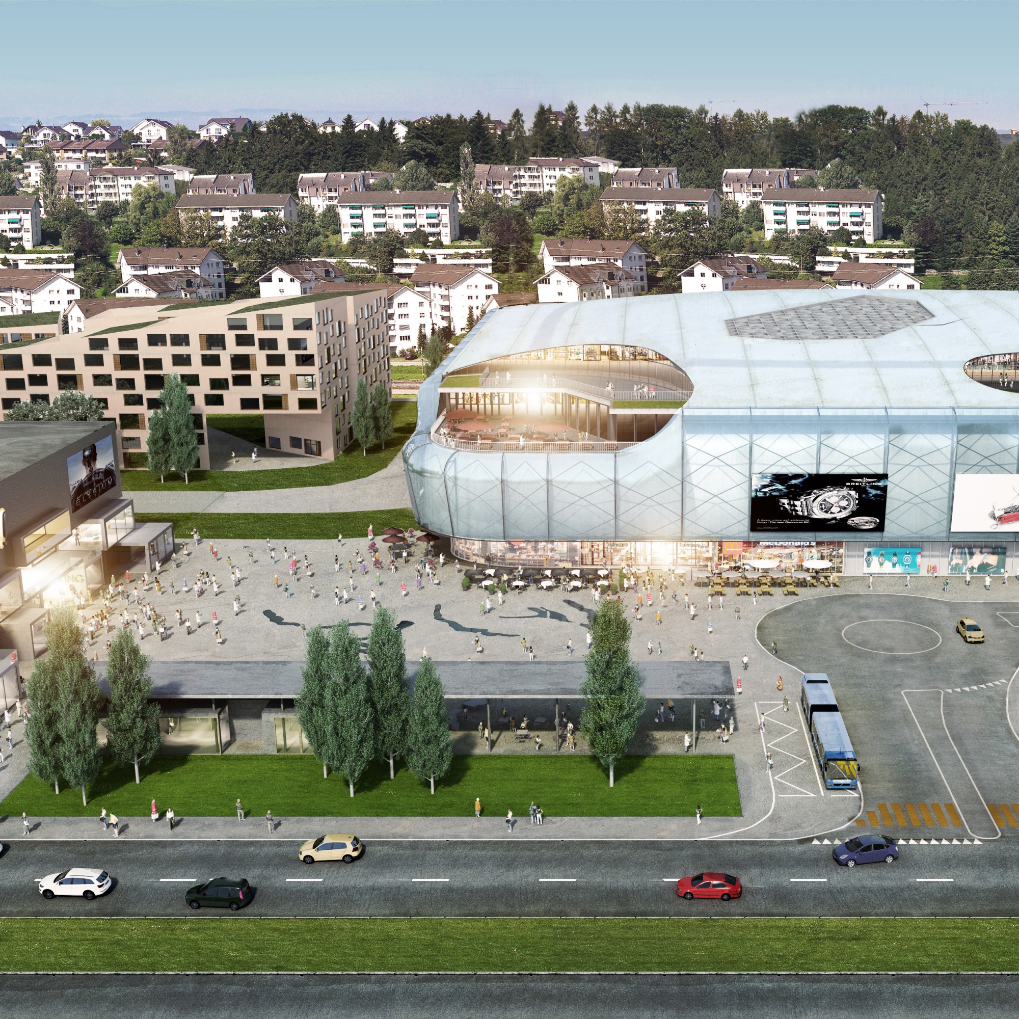 Mall of Switzerland: Zweitgrösstes Einkaufszentrum der Schweiz eröffnet ...