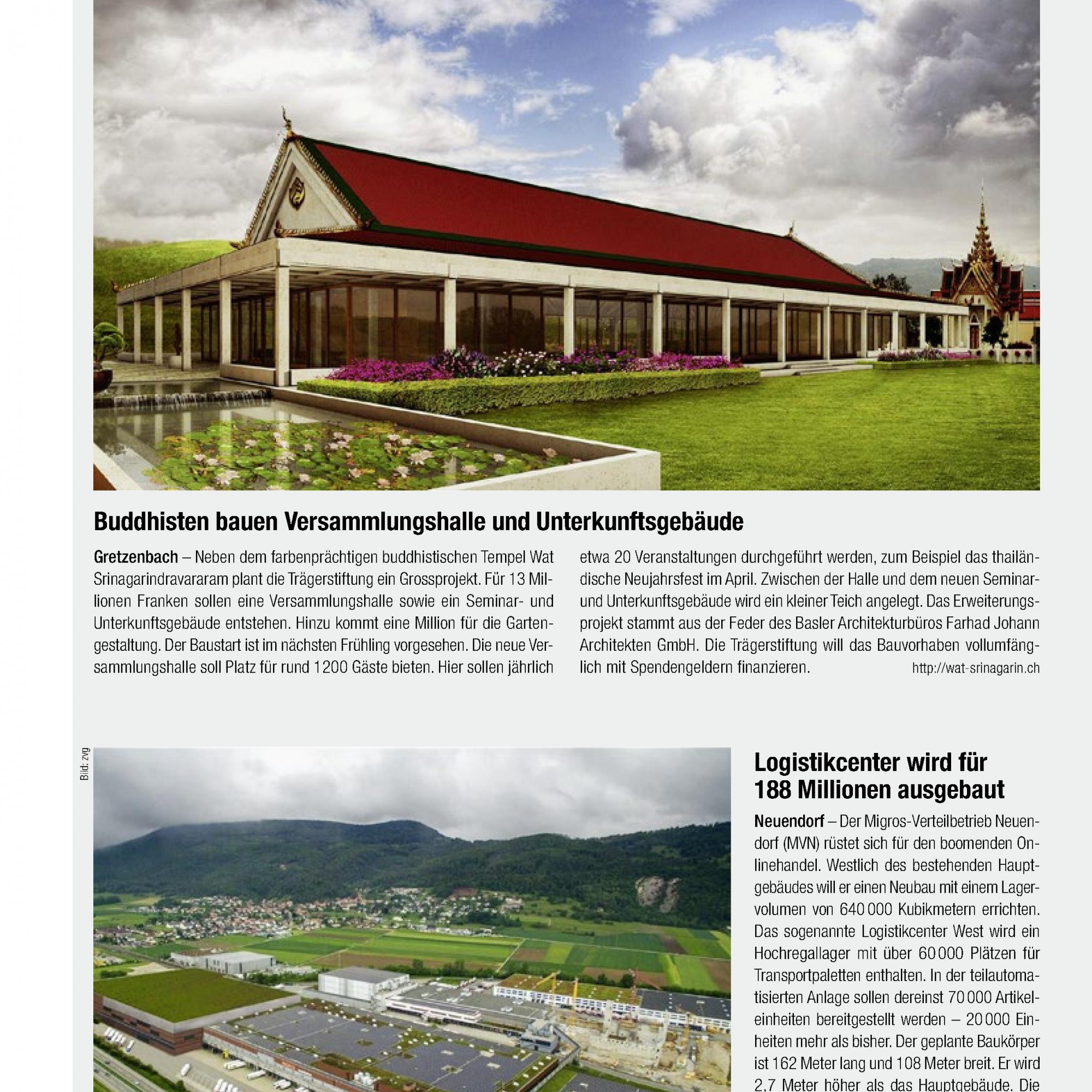 Bauregion: Projekte im Kanton Solothurn | Baublatt